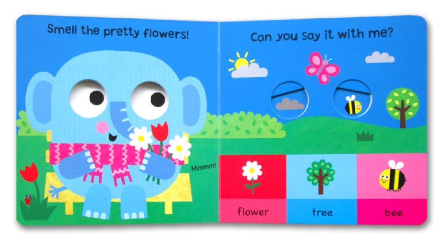 Promo Let's Go Out, Elephant - The Googlies First Words Board Books ...