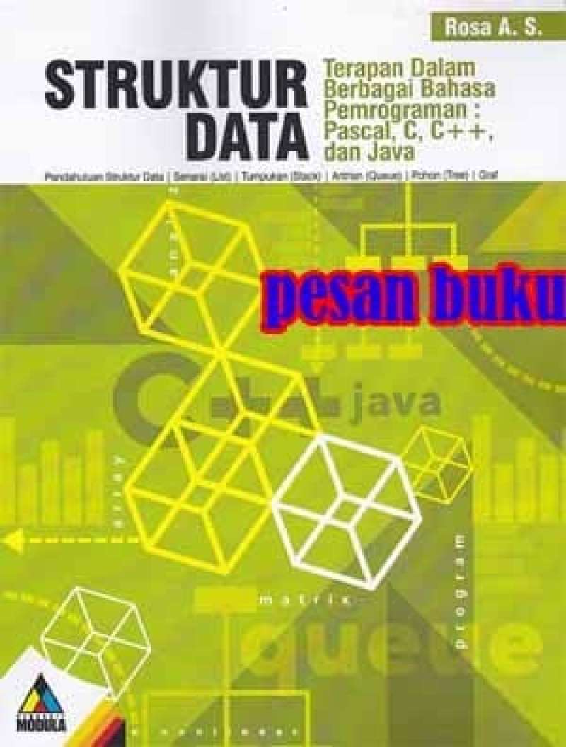 Promo Buku Struktur Data Terapan Dalam Berbagai Bahasa Pemrograman Rosa