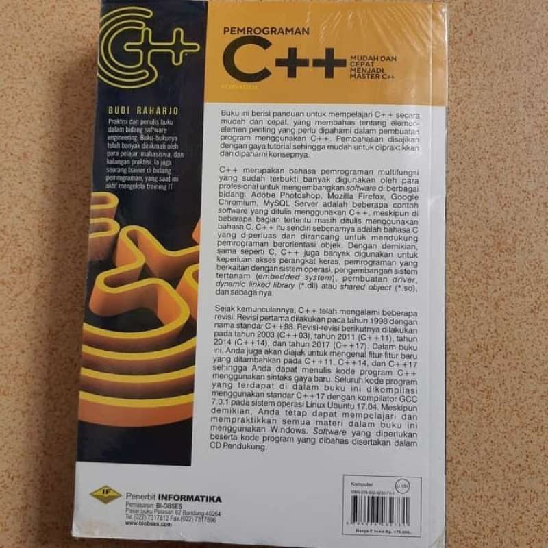 Promo Buku Pemrograman C Plus Plus Edisi Revisi 2 - Budi Raharjo Diskon ...