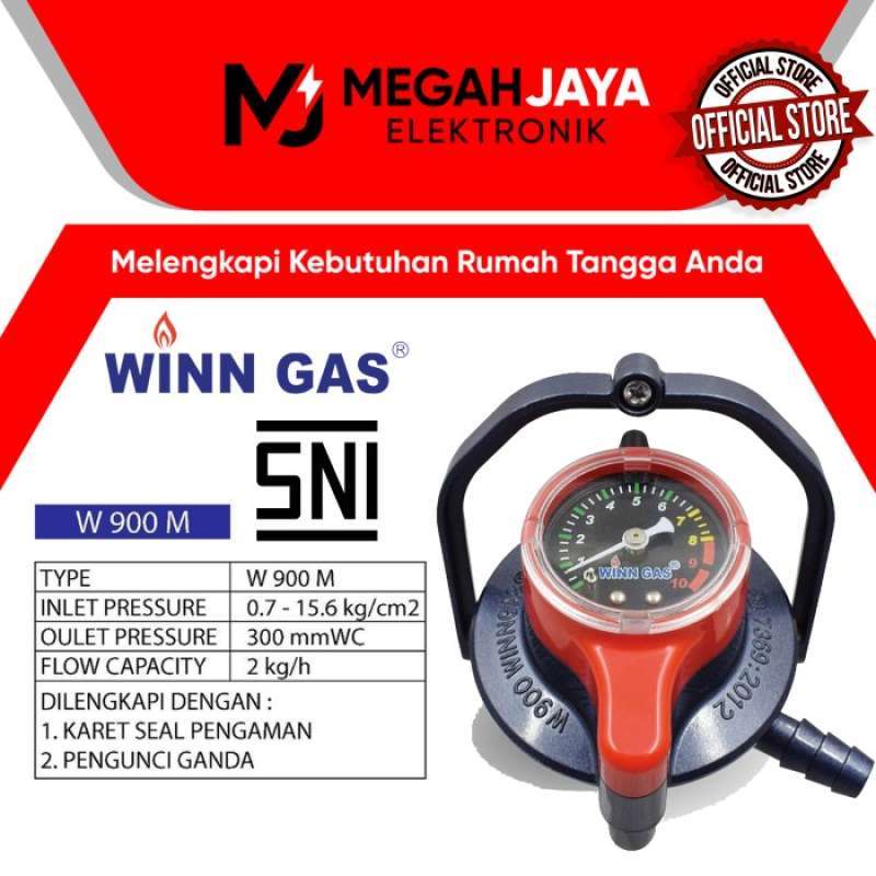 Jual [cod] Winn Gas Regulator Gas Lpg Double Lock Tekanan Rendah W-900 ...