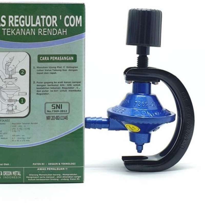 Jual Destec Regulator Kompor Gas Com U12r Kunci Pengaman Ganda Anti ...