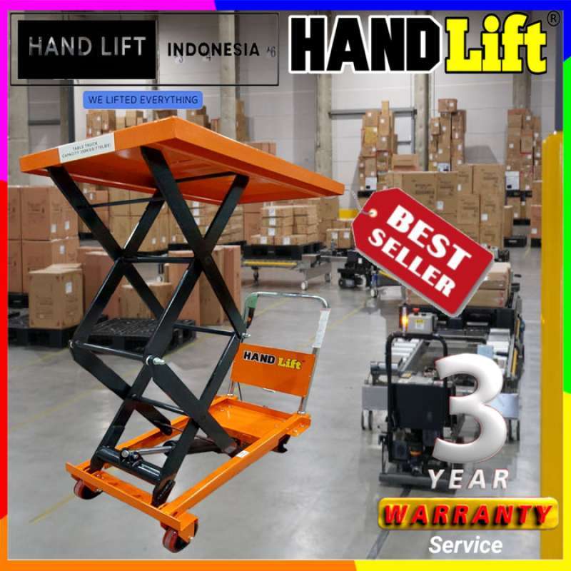 Jual Table Lift 350kg / Lift Table Wp350 / Hand Pallet Troli / Trolley ...