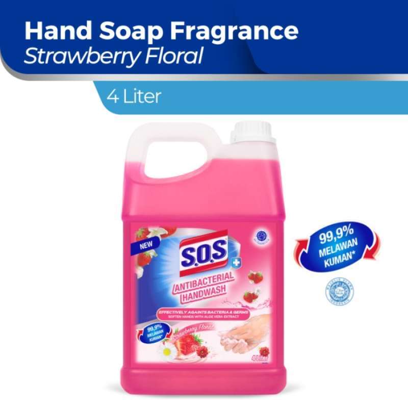 Jual Sos Hand Soap Fragrance Anti Bacterial - Strawberry Di Seller ...