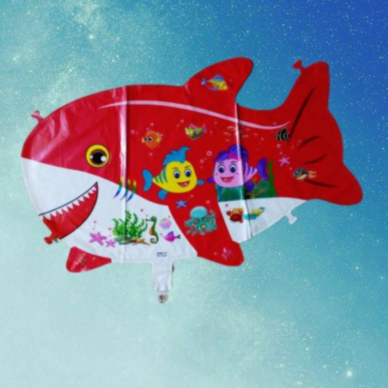 Jual 1pack Hiu Nemo (balon Gas/foil/terbang/karakter ) - Kuning Di ...