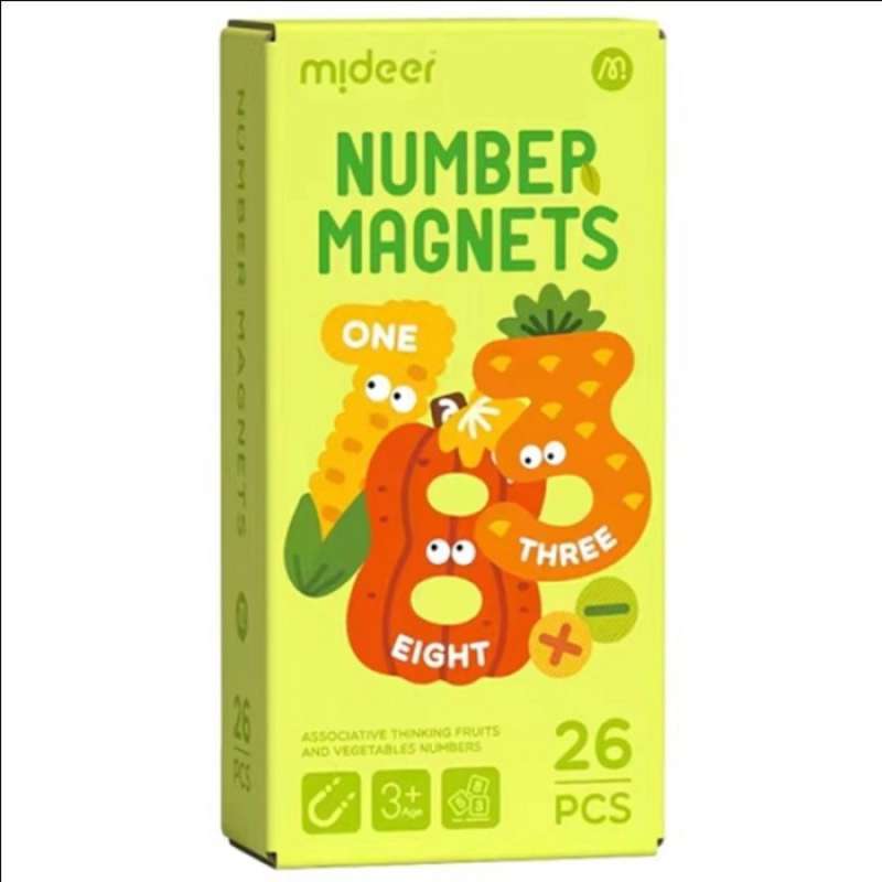 Promo Mideer Magnetic Alphabet Number Tempelan Kulkas Magnet Toys ...