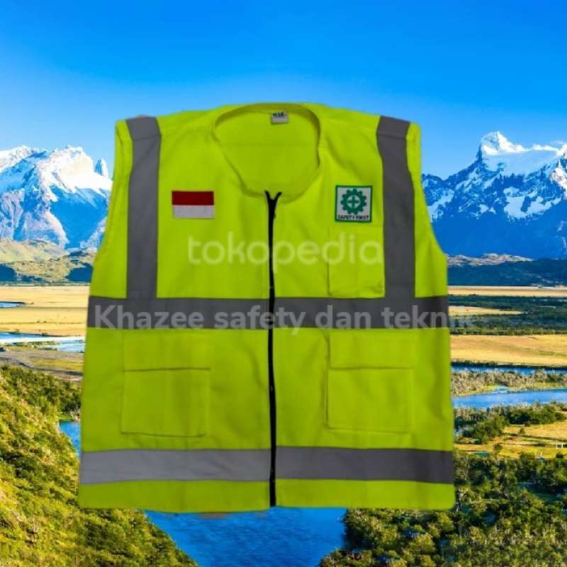 Jual Rompi Safety Drill Logo K3 / Rompi Proyek American Drill / Rompi ...