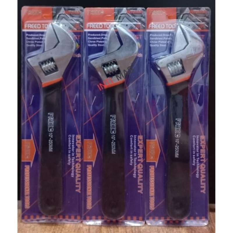 Jual Freed Tools Kunci Inggris 10'' - 250mm Gagang Karet Di Seller ...