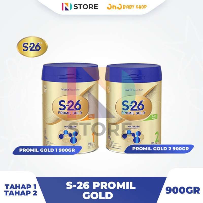 Jual S-26 Promil Gold Tahap 1 & 2 Kemasan 900g Susu Pertumbuhan/s26 Promil Gold Tahap 1 (0-6 ...