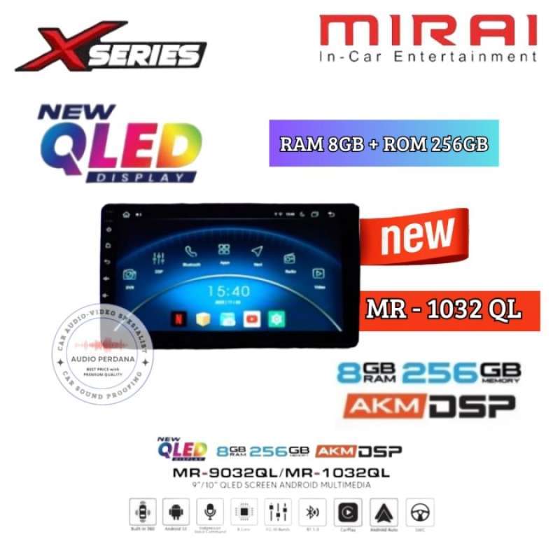 Promo Head Unit Android Carplay 10 Inch Mirai X-series 1032ql 8/256 Gb Qled Promo - Hu Only ...