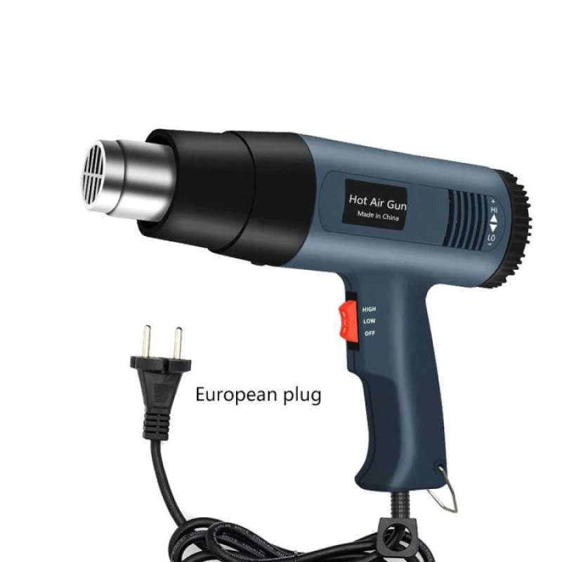 Promo Electric Hot Air Gun Dryer Heat Solder Thermal 2000w - Biru, With ...