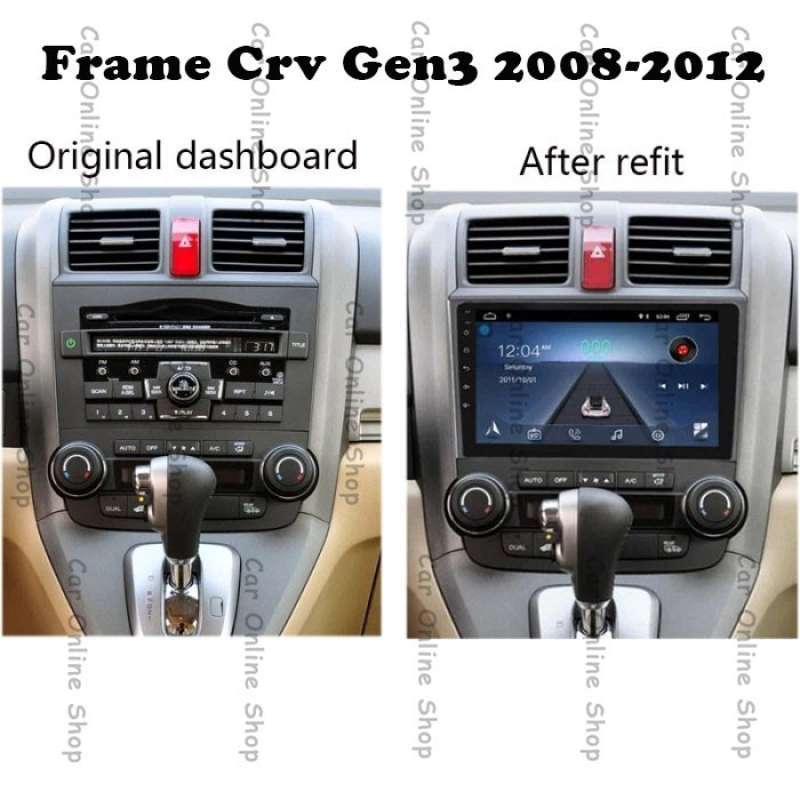 Jual Frame All New Crv 2008 - 2011 9 Inch Headunit Gen 3 Double Din ...