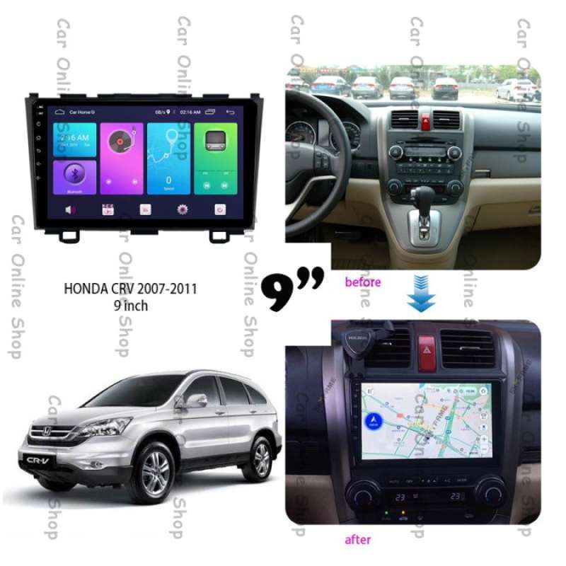Jual Frame All New Crv 2008 - 2011 9 Inch Headunit Gen 3 Double Din ...