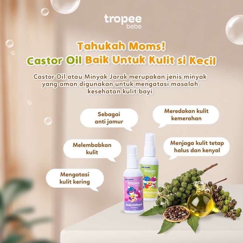 Promo Tropee Bebe - Pinkfong Body Cologne Fresh Berry 60ml + Telon Oil ...