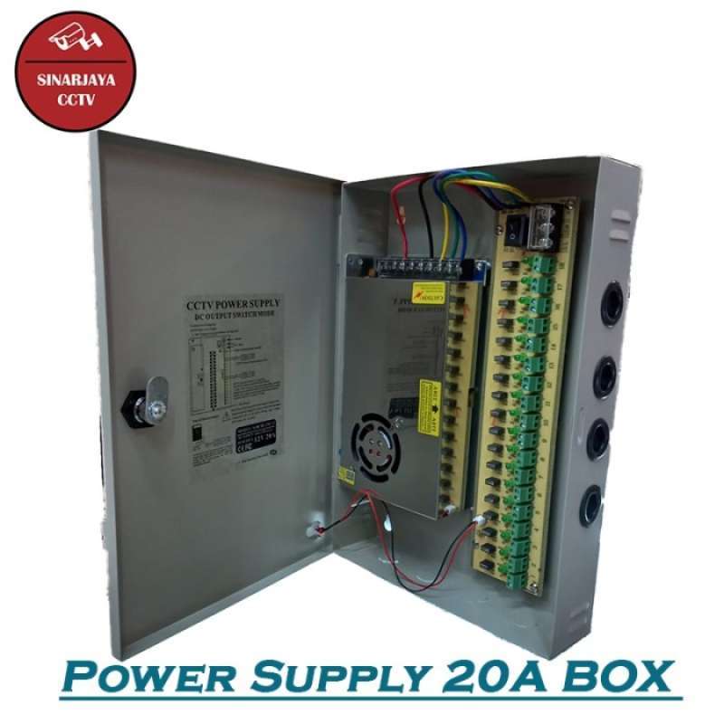 Jual Power Supply Cctv 12v 30a Box - 30a Box Di Seller Aghanim ...