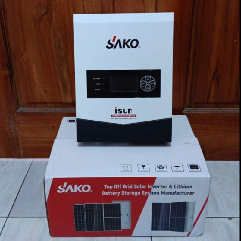 Jual Sako Hybrid Inverter Panel Surya 1000 Watt Plus Scc Mppt - Modul ...