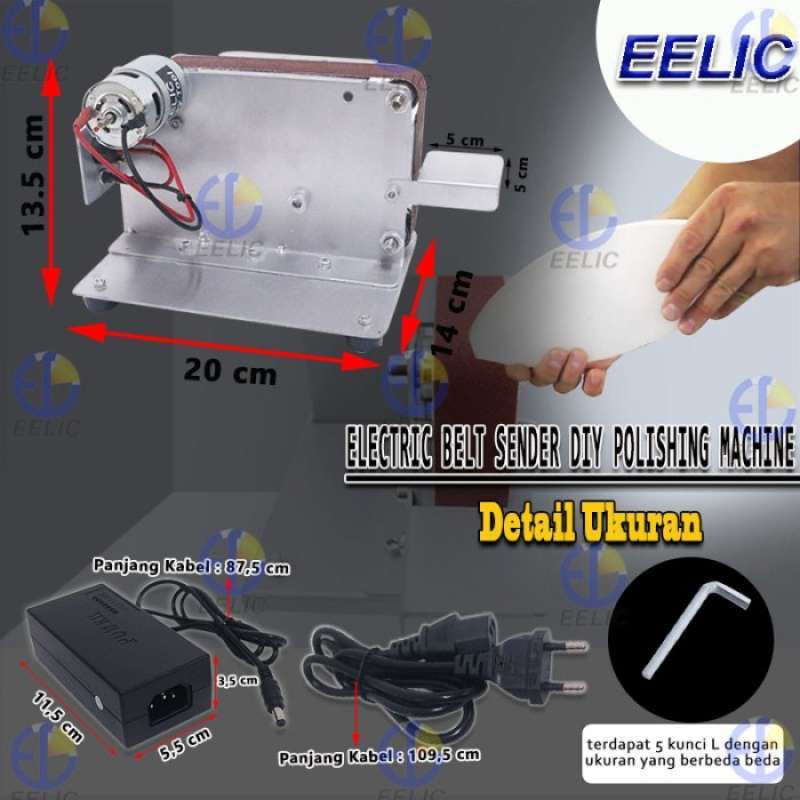 Jual Eelic Mes-775bsr Besi Mesin Belt Sander Amplas Poles Asah Electric Diy Di Seller Shin Store ...