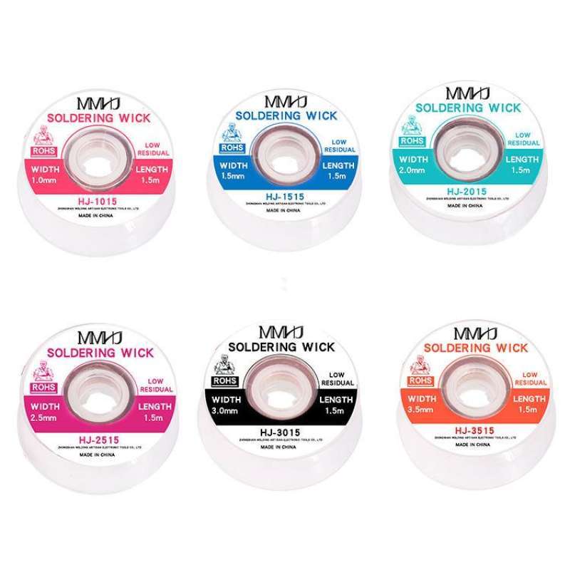 Jual Mmhj Solder Wick Pita Pembersih Timah Desoldering 1.5m Alat Lash ...