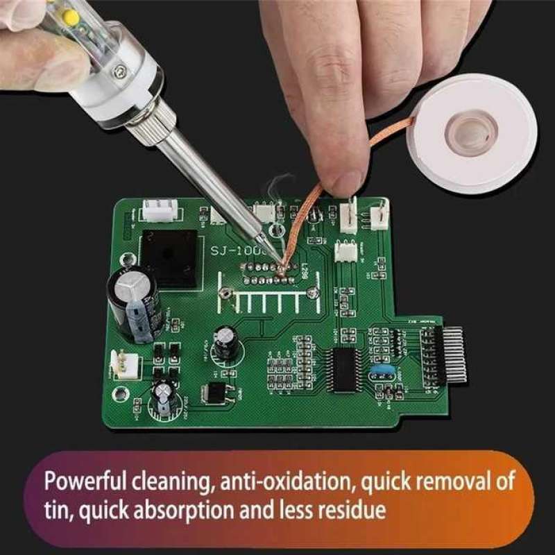 Jual Mmhj Solder Wick Pita Pembersih Timah Desoldering 1.5m Alat Lash ...