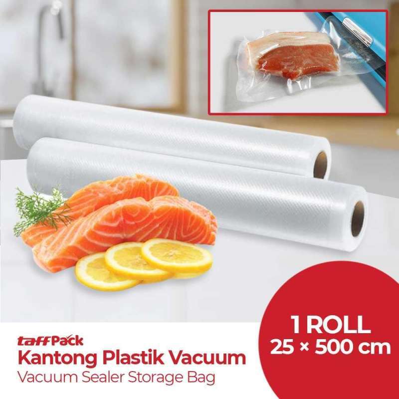 Jual Kantong Plastik Vacuum Sealer Storage Bag Bpa Free 1 Roll Hk-07 ...