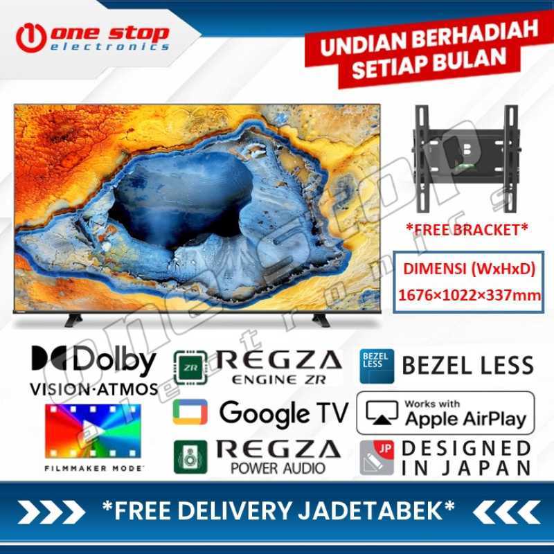 Jual [garansi Resmi] Toshiba 75c350np / 75 C350 Np Smart 4k Uhd Google ...