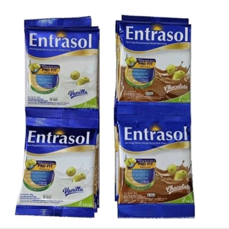 Jual Entrasol Vanila / Coklat 10s X 20gr (kemasan Renceng/renteng) Di ...