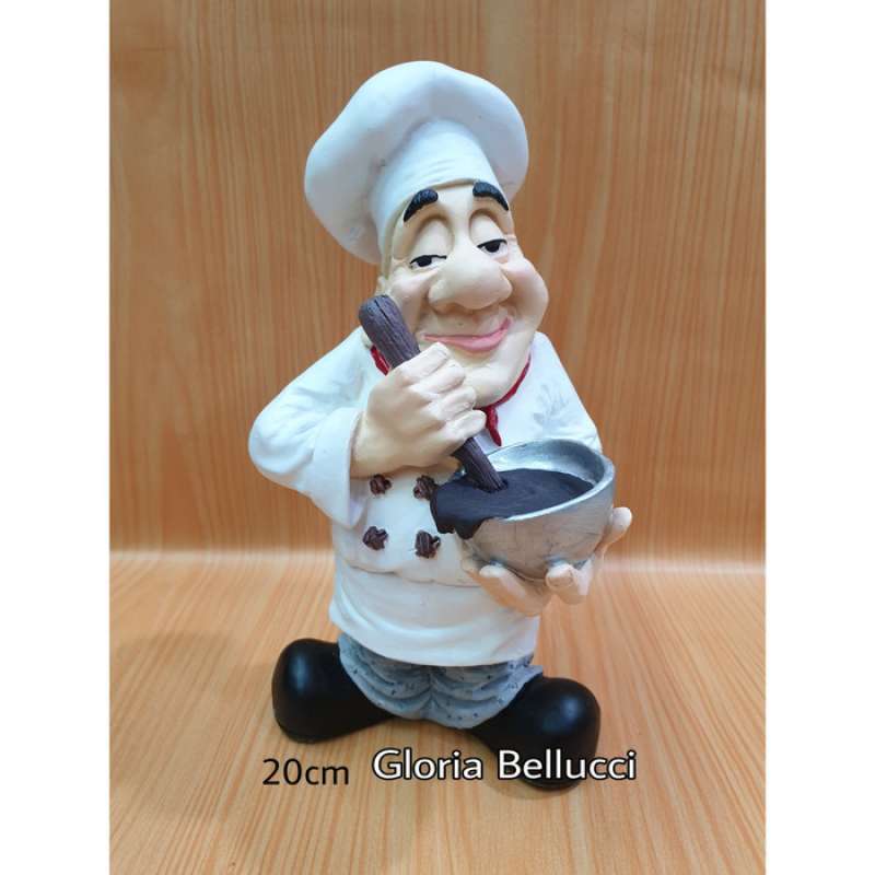 Promo Patung Pajangan Koki Chef Coklat / Chef Roti Diskon 33% Di Seller Virgo Storee - Meruya ...