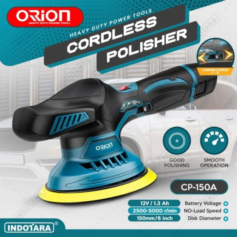 Jual [hy00] Mesin Poles Mobil Helm Motor / Orion Cordless Polisher 6 Inchi Di Seller Shin Store ...