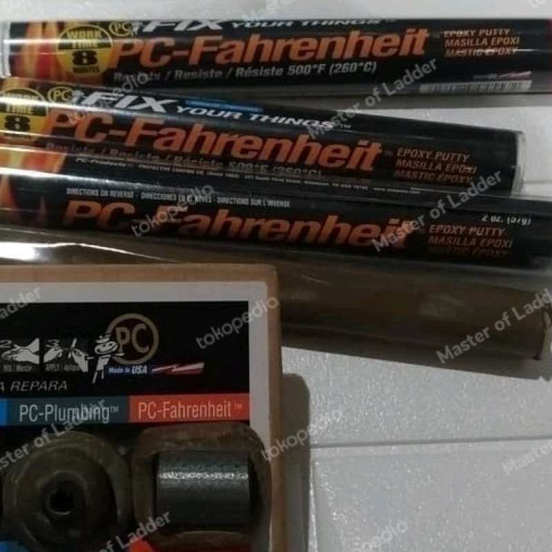 Jual Lem Pipa Besi Tahan Panas Pc Fahrenheit Epoxy Putty 2oz Impor ...