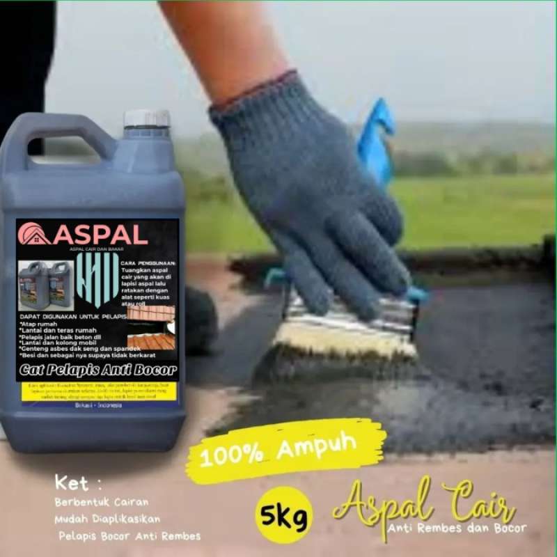Jual Lem Tambal Atap Genteng Talang Seng / Aspal Emulsi Penambal Bocor ...