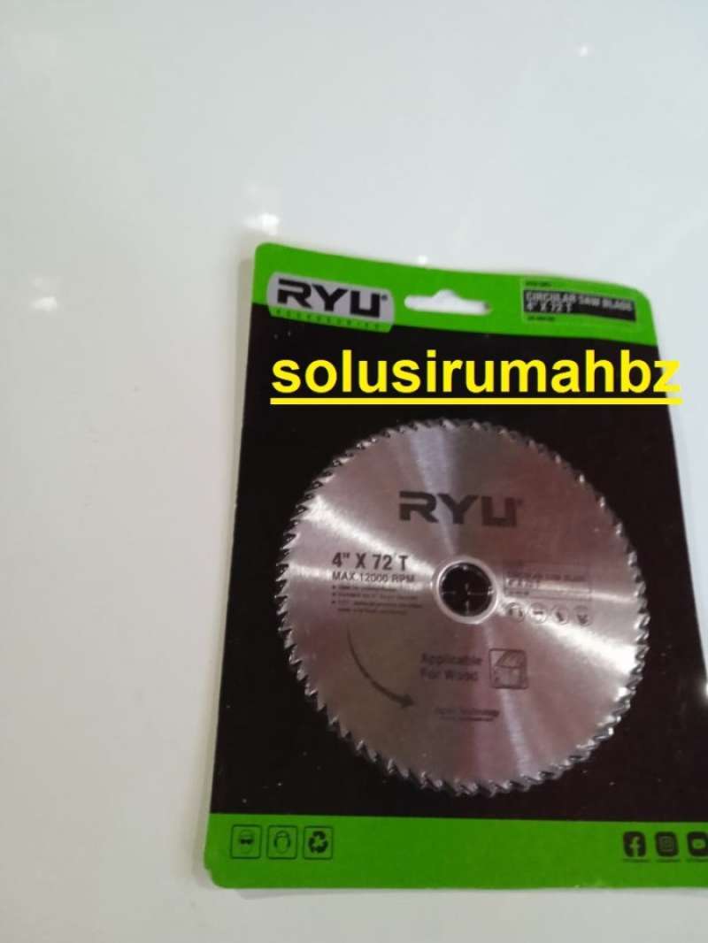 Jual Mata Gergaji 04 In Or 100mm Ryu Saw Blade Circular Saw 100 Mm 4 4 ... Jual Mata Gergaji 04 In Or 100mm Ryu Saw Blade Circular Saw 100 Mm 4 4 ...