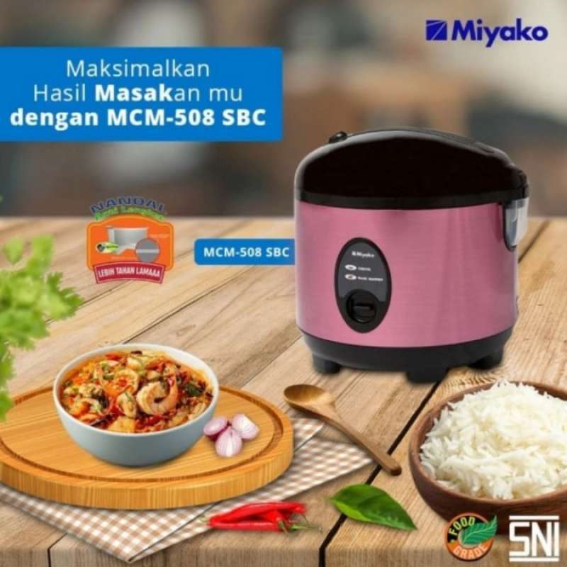 Promo Magic Com Miyako Mcm508-sbc 1.8 L / Rice Cooker Miyako Mcm 508sbc ...
