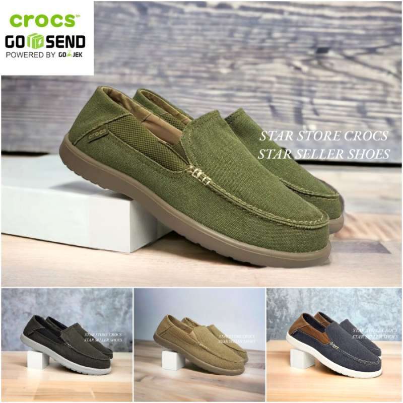 Jual Sepatu Crocs Santa Cruz Deluxe Sepatu Crocs Pria Di Seller Zati ...