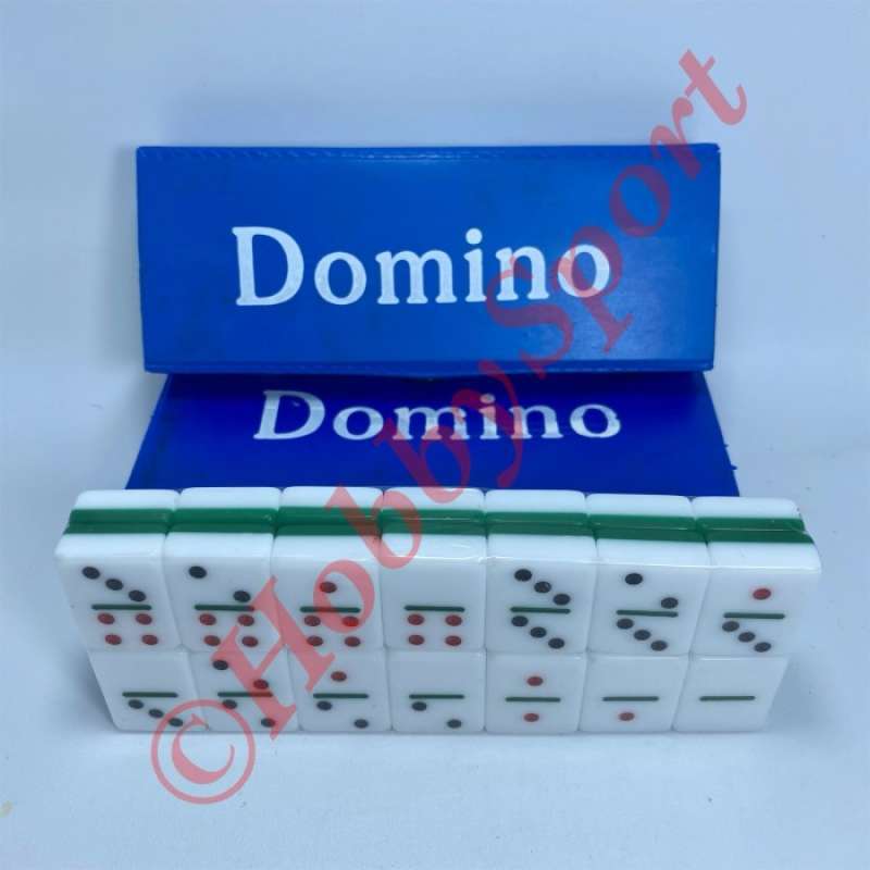 Promo Domino Batu Akrilik Warna + Tas Gaple Set Balok Tipis Dam Mahjong ...