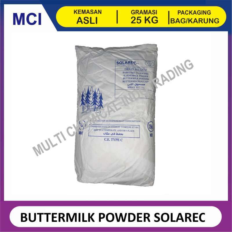 Jual Buttermilk Powder Pure Butter Milk Solarec - 1 Bag 25 Kg Di Seller ...