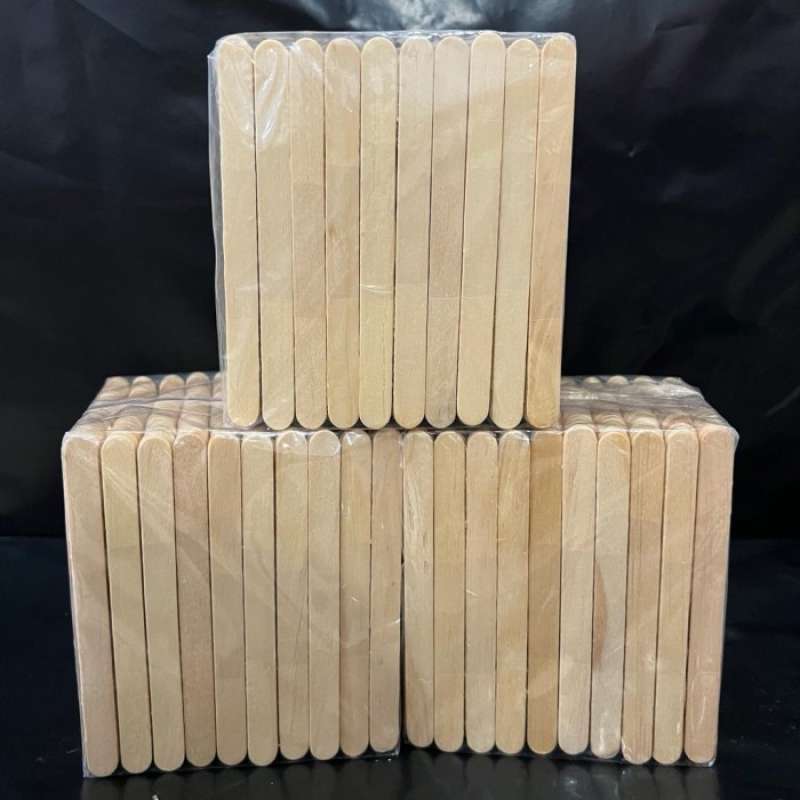 Jual Stick Ice Cream Pinus | Stik Es Krim Kayu Tebal Halus +- 500pcs Di ...