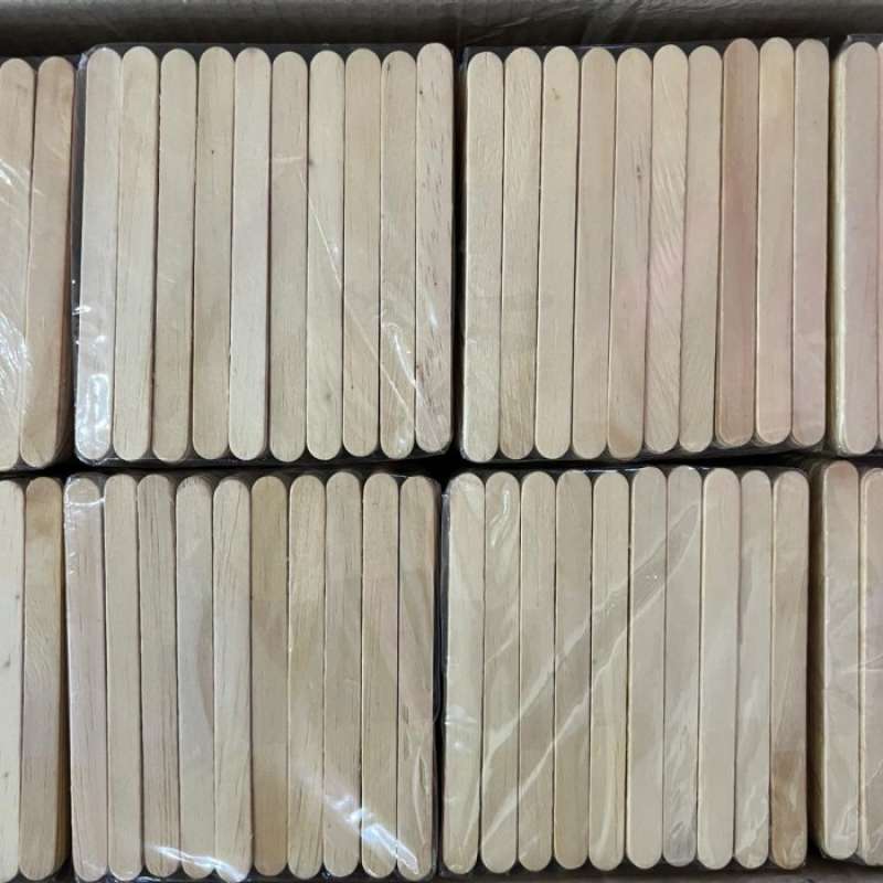 Jual Stick Ice Cream Pinus | Stik Es Krim Kayu Tebal Halus +- 500pcs Di ...