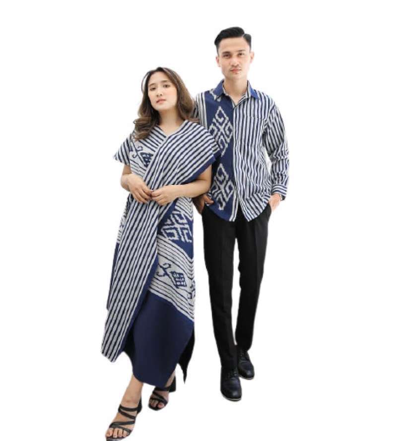 Jual Set Couple Tenun - Baju Tenun - Kemeja Tenun - Dress Tenun ...