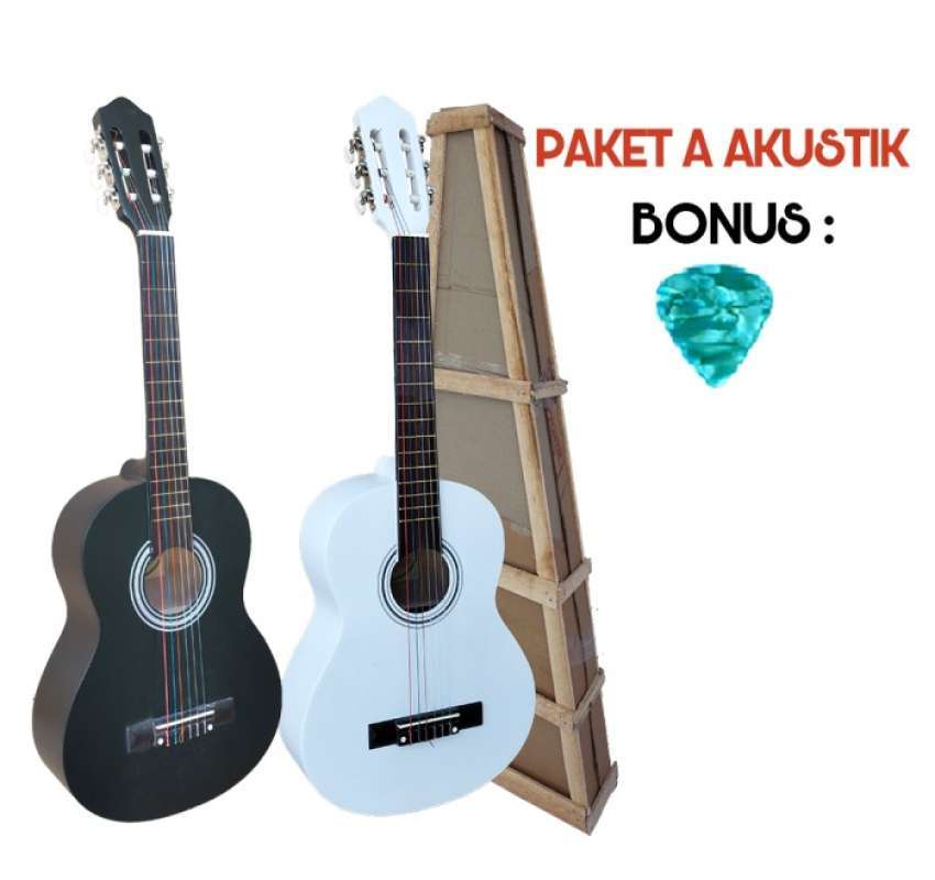 Promo Gitar Akustik 3/4 Merk Mym&ca O.r.ig.in.albergaransi Free Packing ...