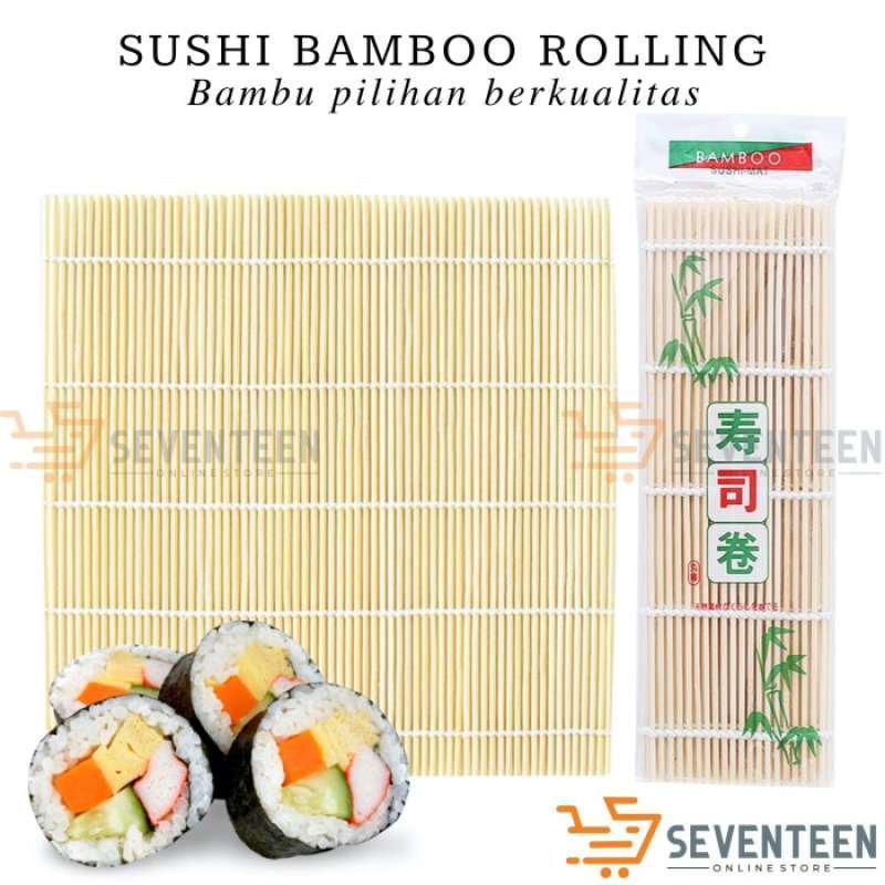 Jual Bambu Penggulung Sushi Bambu Sushi Mat Roller Sushimat Gulungan Sushi Di Seller Belanja-id ...