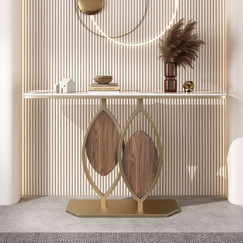 Promo Meja Console Marmer Marble Besi Gold / Meja Console Minimalis ...