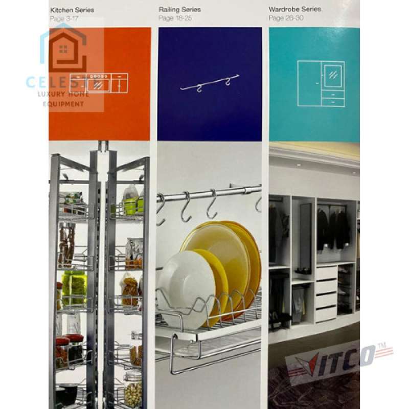Promo Vitco Drawer Pull Out Slowmotion/ Laci Tarik Serbaguna U/kabinet ...