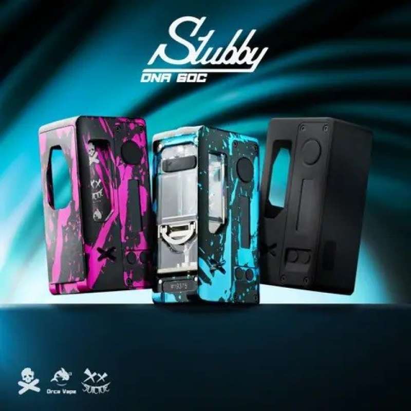 Promo Vape Vapor Stubby Aio Dna 60c 18650 With Tank Authentic By Orca ...