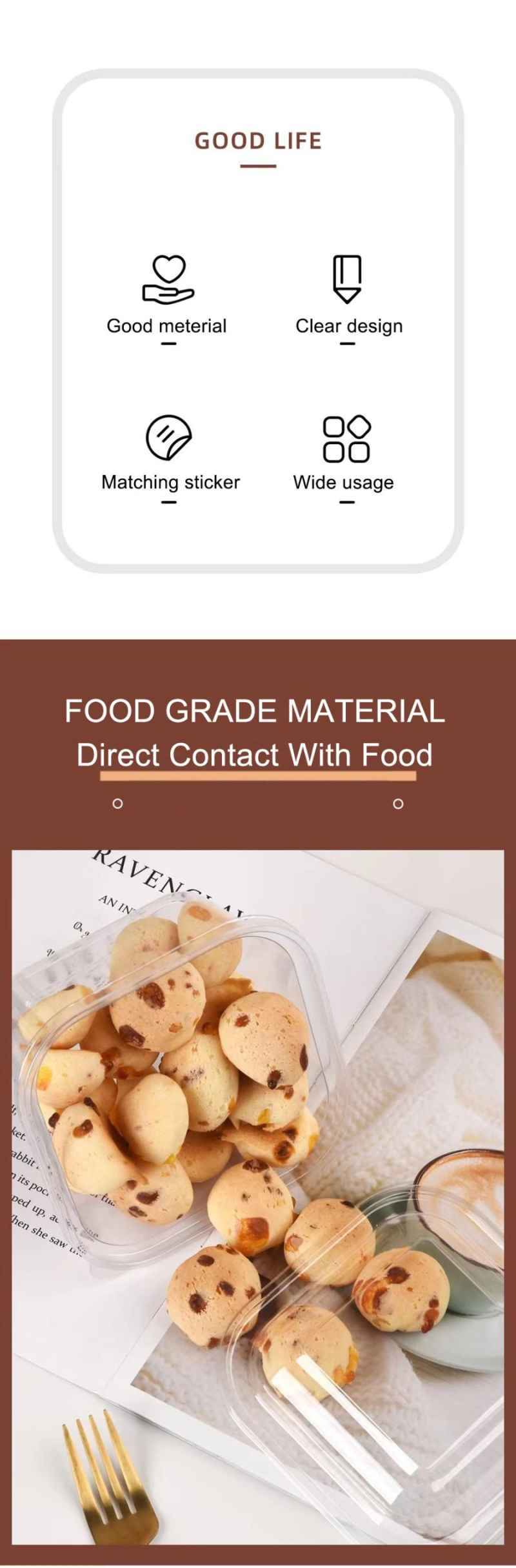 Jual Sb18 10 Sets Premium Korean Cookies Box Food Grade Kotak Biskuit ...