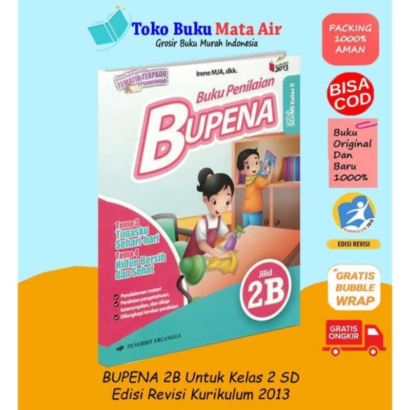 Promo Bupena ( Buku Penilaian ) Jilid 2b Untuk Sd/mi Kelas Ii ( K13n ) Diskon 23% Di Seller ...