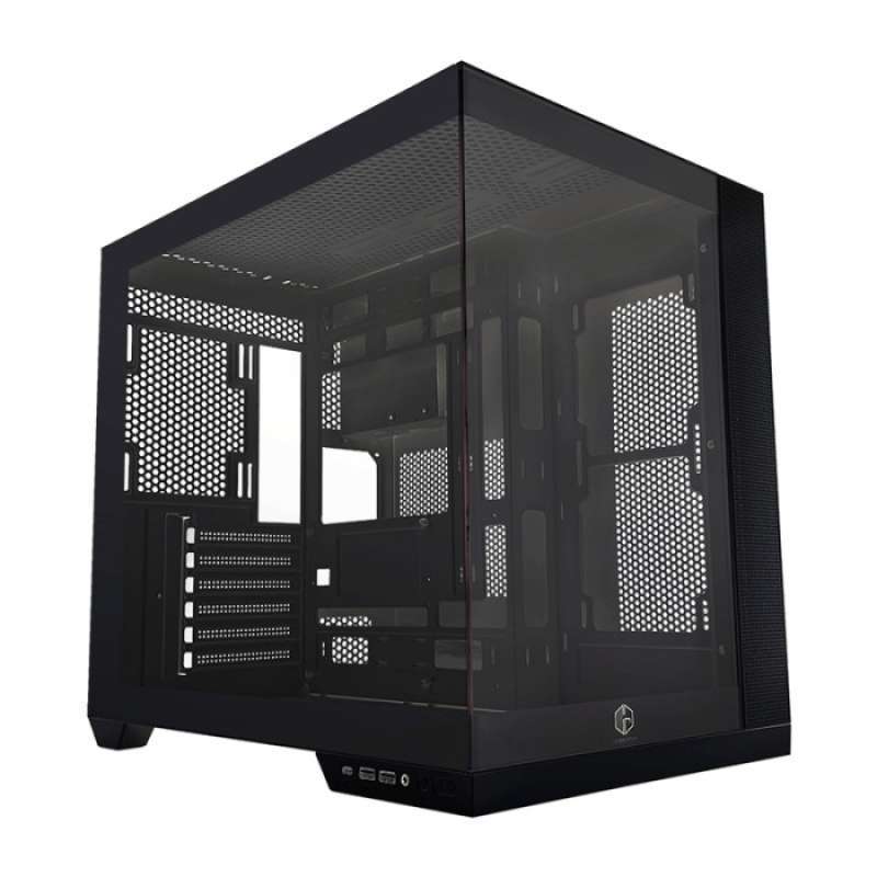 Promo Cube Gaming Knoma Atx Tempered Glass Gaming Pc Case Diskon 23% Di ...