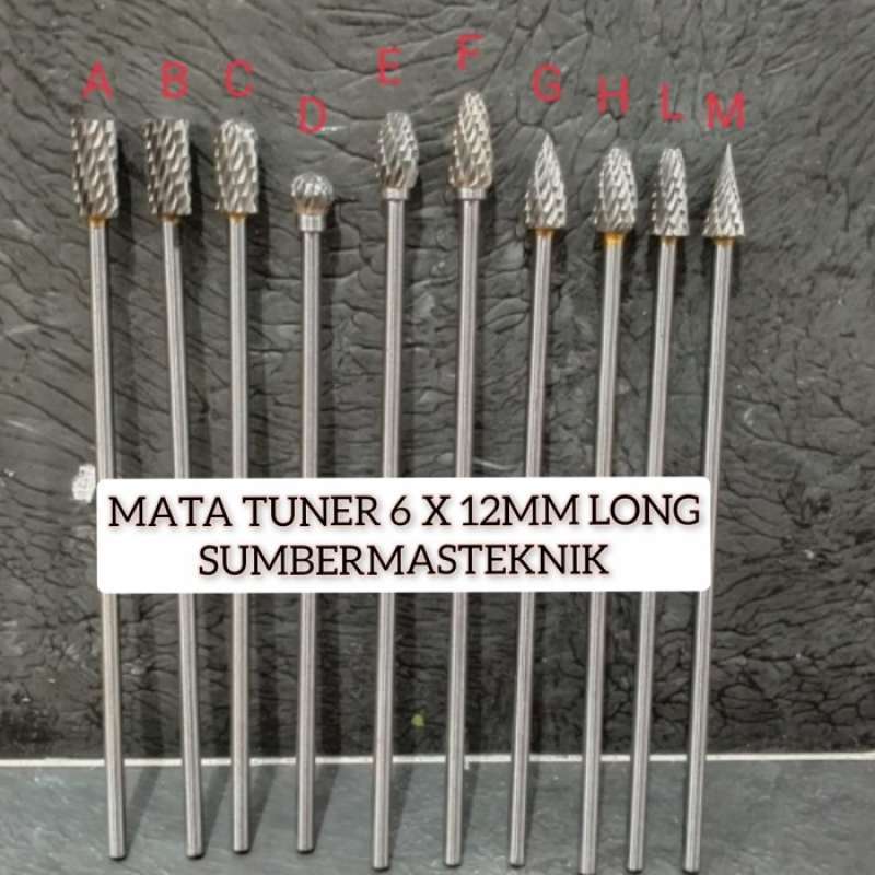 Promo Mata Tuner Long 6 X 12mm Mata Rotary Carbit Mata Cuner Mata Bor ...