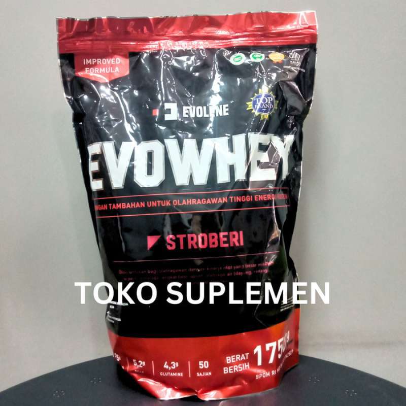 Promo Evolene Evo Whey Protein 1,9 Kg 50 X Serving Susu Gym Protein ...