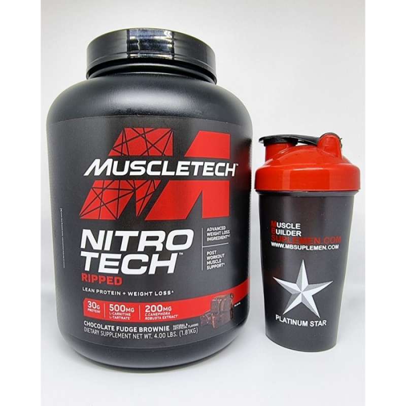Promo Nitrotech Ripped Muscletech 4 Lbs ( Nitro Tech Ripped 4lbs ) Diskon 33% Di Seller Aninda ...