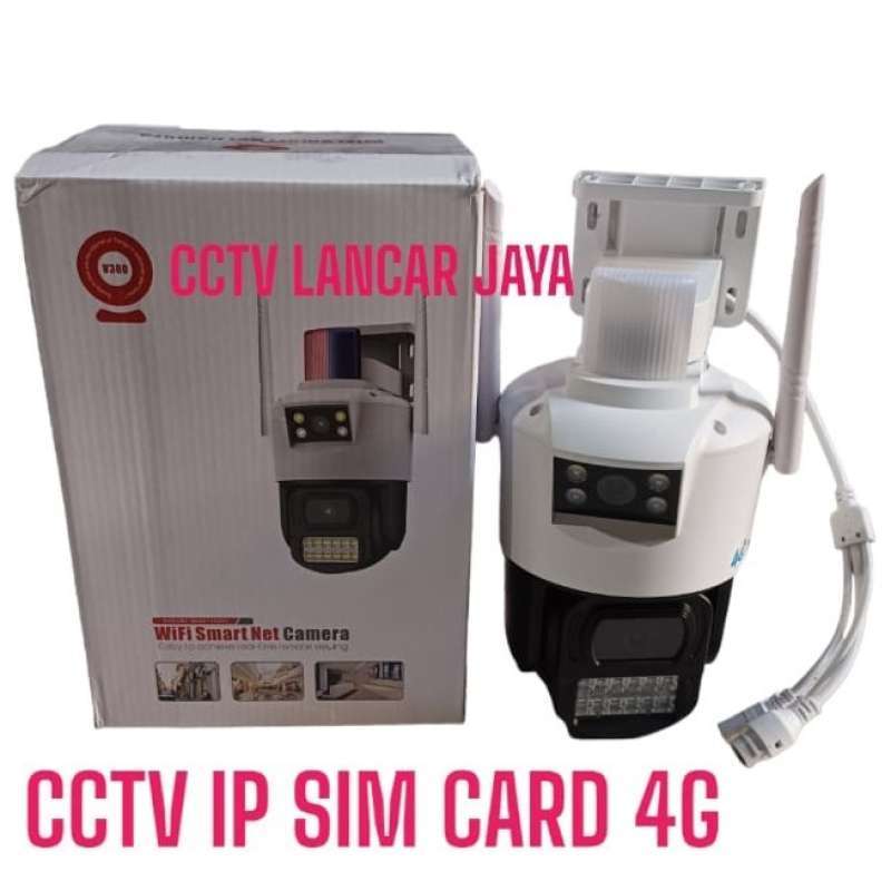 Promo Camera Cctv Sim Card 4g V380 Dual Lens Ptz Diskon 23% Di Seller ...