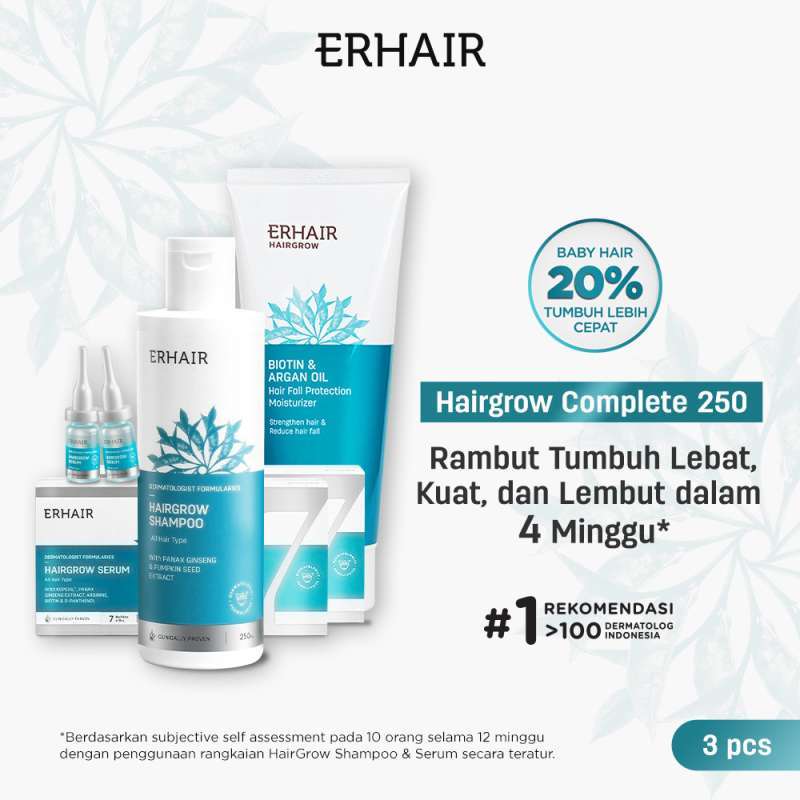 Promo Erha Erhair Hairgrow Complete, Bundle Tumbuh Terus Anak Rambutnya ...